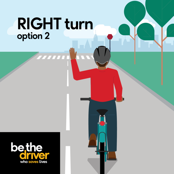 How to Use Bike Hand Signals - Zero Deaths Maryland & Vision Zero ...