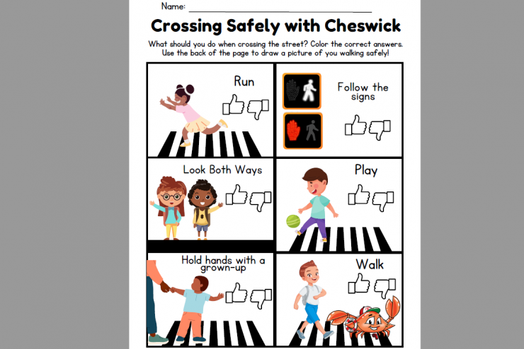 Cheswick the Crab - Zero Deaths Maryland & Vision Zero - Maryland Highway Safety Office